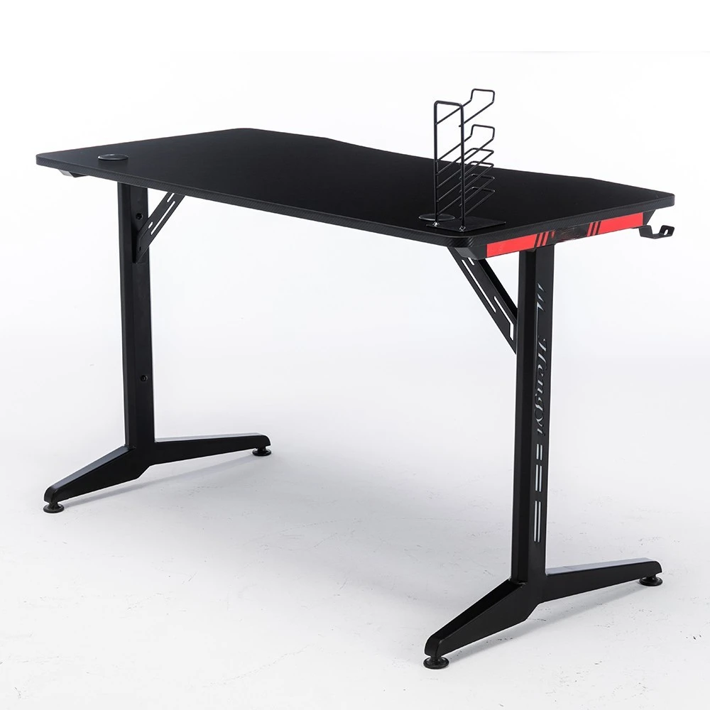 2026 New Hollow Out Desk Leg Design Laptop Gaming Table T Shaped LED ...