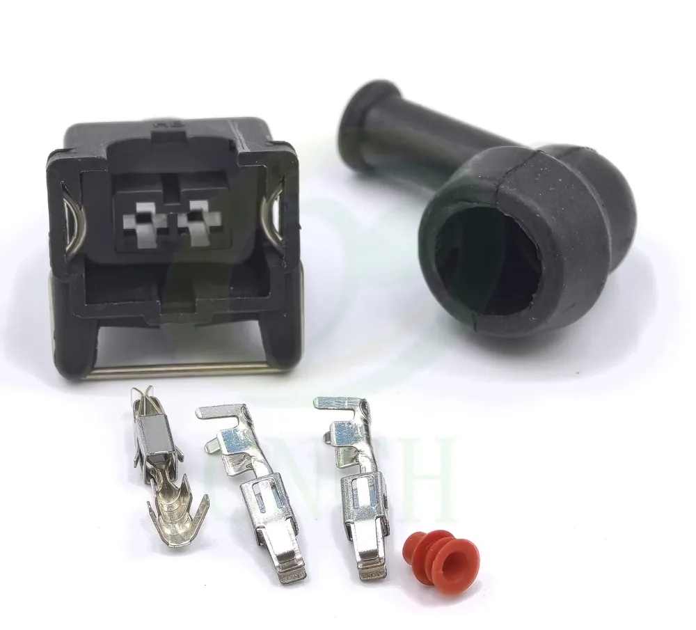 2 Pins Fuel Injector M5X Swap E30 Coolant Sensor Connector with 90 ...