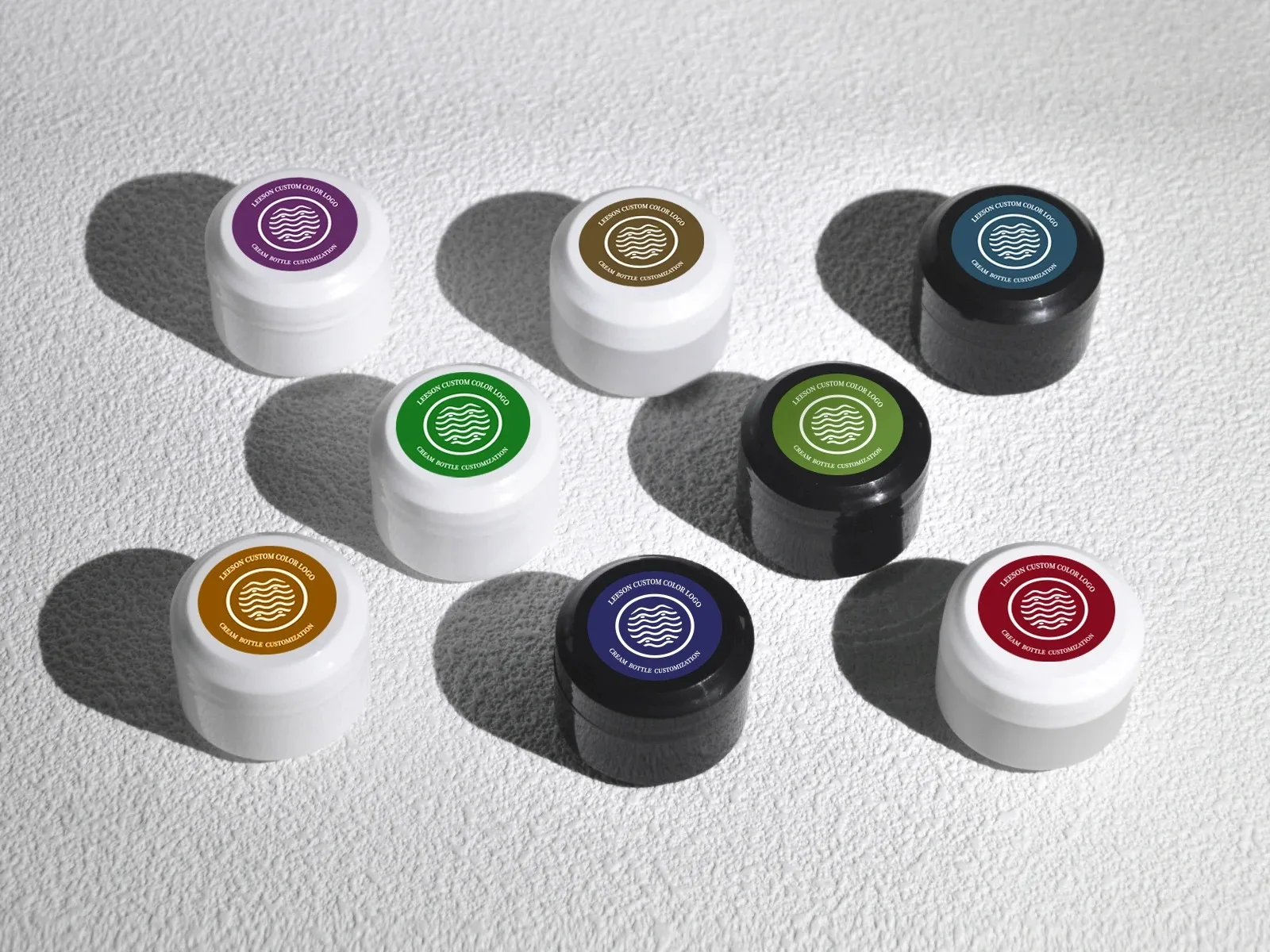 Small Sample 5g Empty Eye Shadow Uv Gel Nail Polish Plastic Jar Body ...