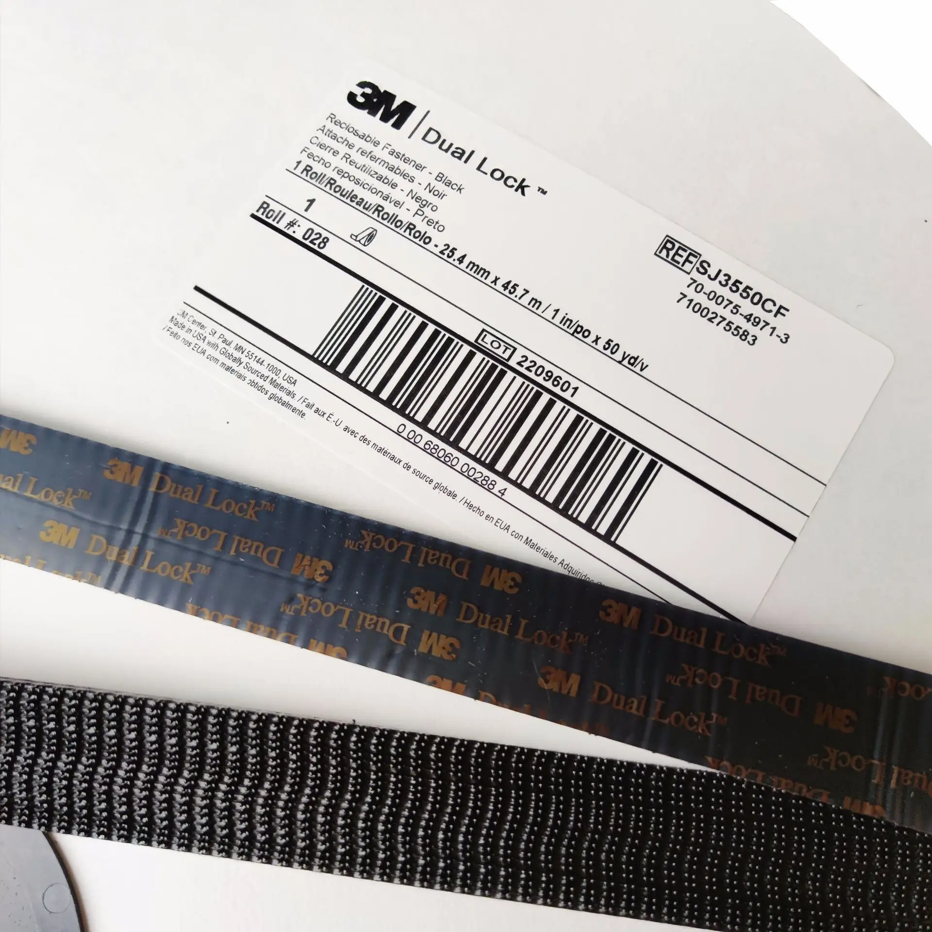 3m Sj3550 & 3m Sj3550cf 3m Dual Lock Reclosable Fastener Acrylic ...