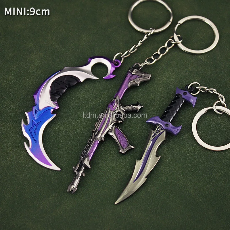 Valorant Knife Valorant Keychain Toys Valorant Gun Model Key Chains ...