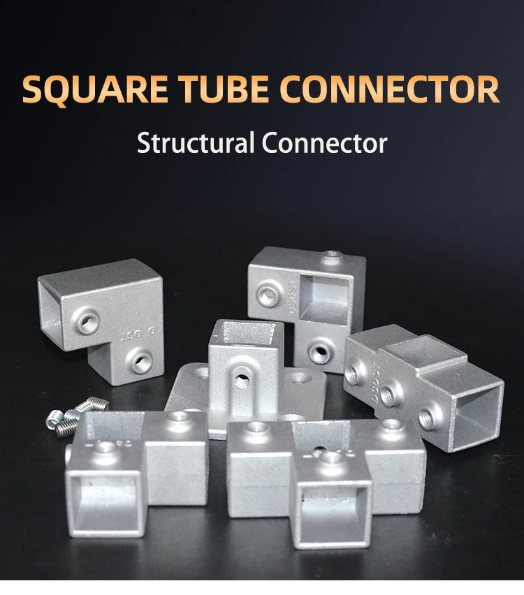3 Way Corner Connector for 1" Square Tube - 90 Degree Aluminum Joint