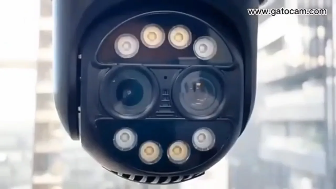 Dual Lens Wifi Ptz Camera 2023 New Icsee Outdoor 8mp Colorful Night ...