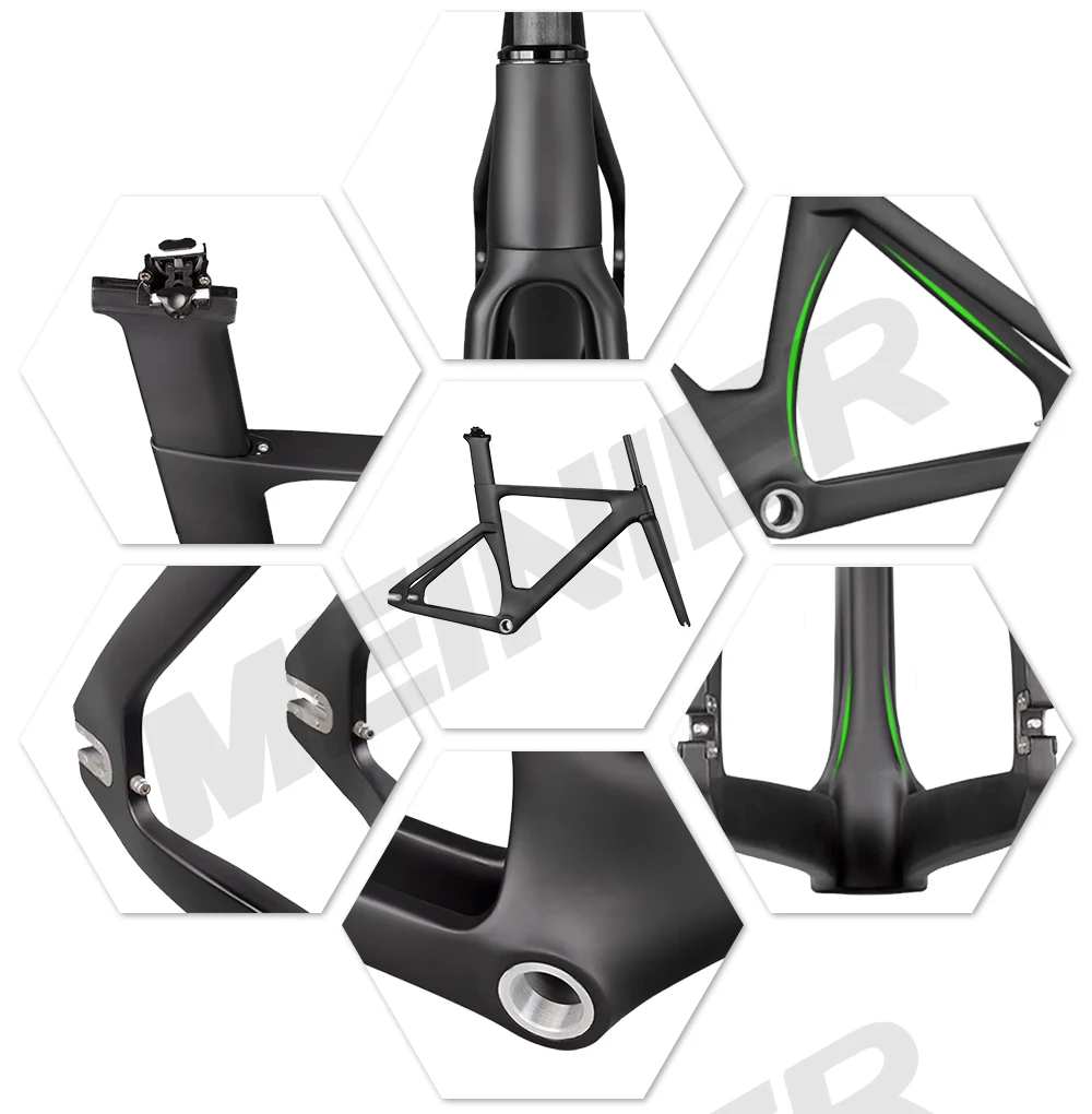 2024 Customized Full Carbon Track Frame Speed Carbon Track Road Bike ...