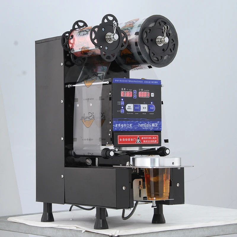 High Speed Bubble Tea Cup Sealing Machine - Easy & Efficient