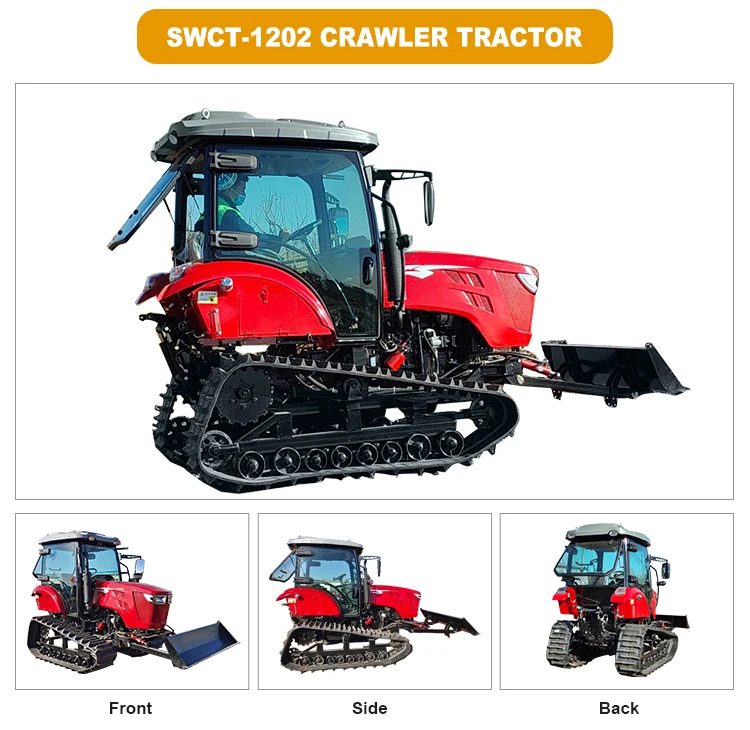 120HP 130HP Mini Crawler Tractors for Farm Efficiency
