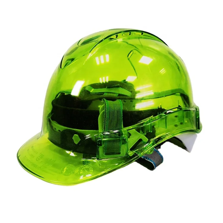 Transparent industrial work protection hard hats construction safety ...
