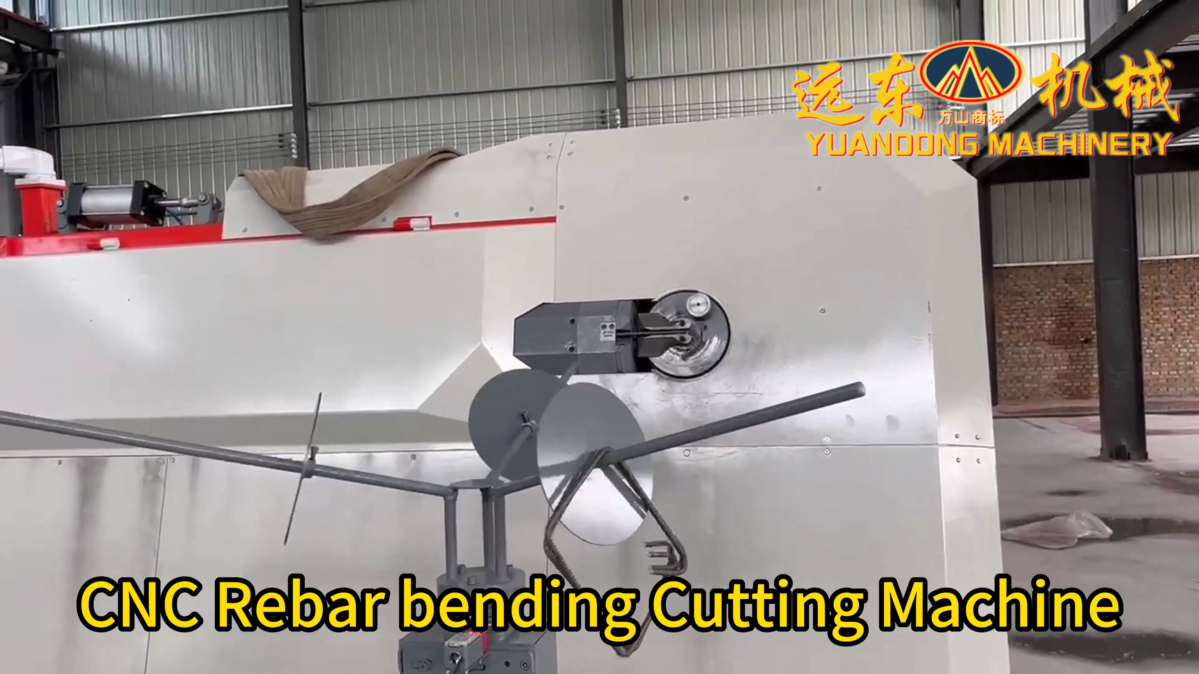 Steel Rebar Bender Cutter Portable Spare Parts Reliable Motor And Plc ...