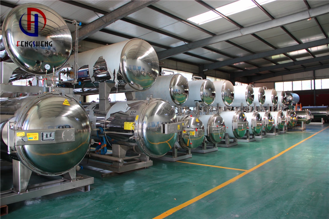 Mini Rotary Water Immersion Retort Sterilizer Systems With Rapid ...