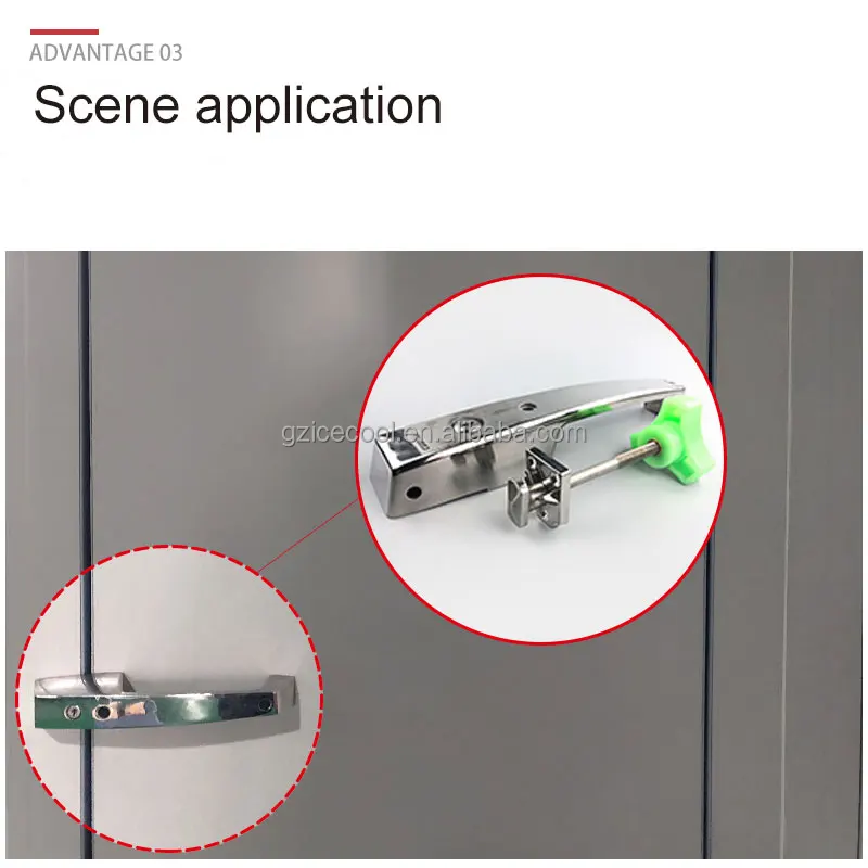 Coolmax Cold Room Handle Door Lock CM-1210-H / CM-1210-HS
