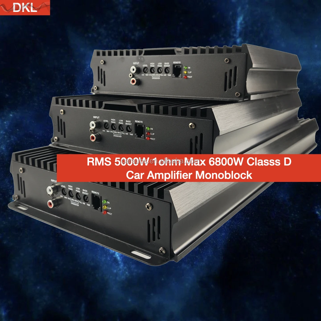 Car Subwoofer Amplifier RMS 5000W Class D - Strong Bass