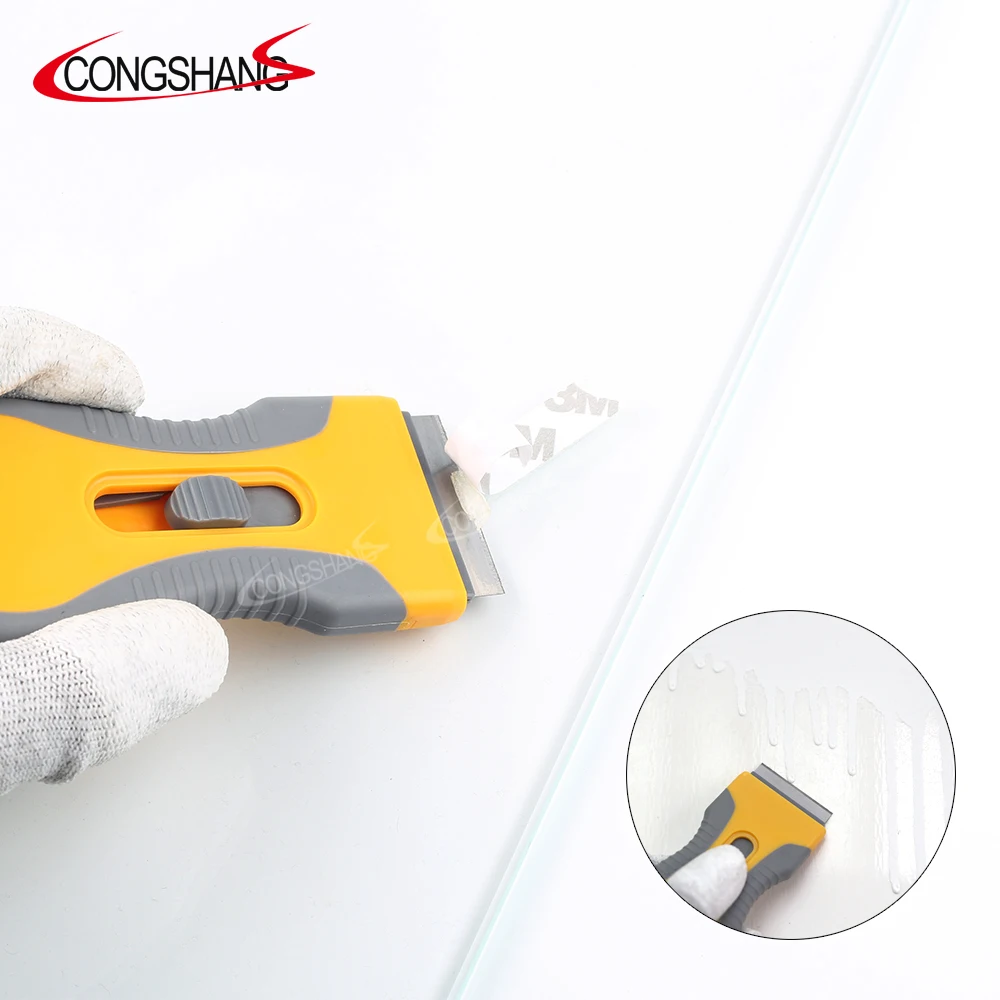 Retractable Window Scraper - Efficient Sticker Remover