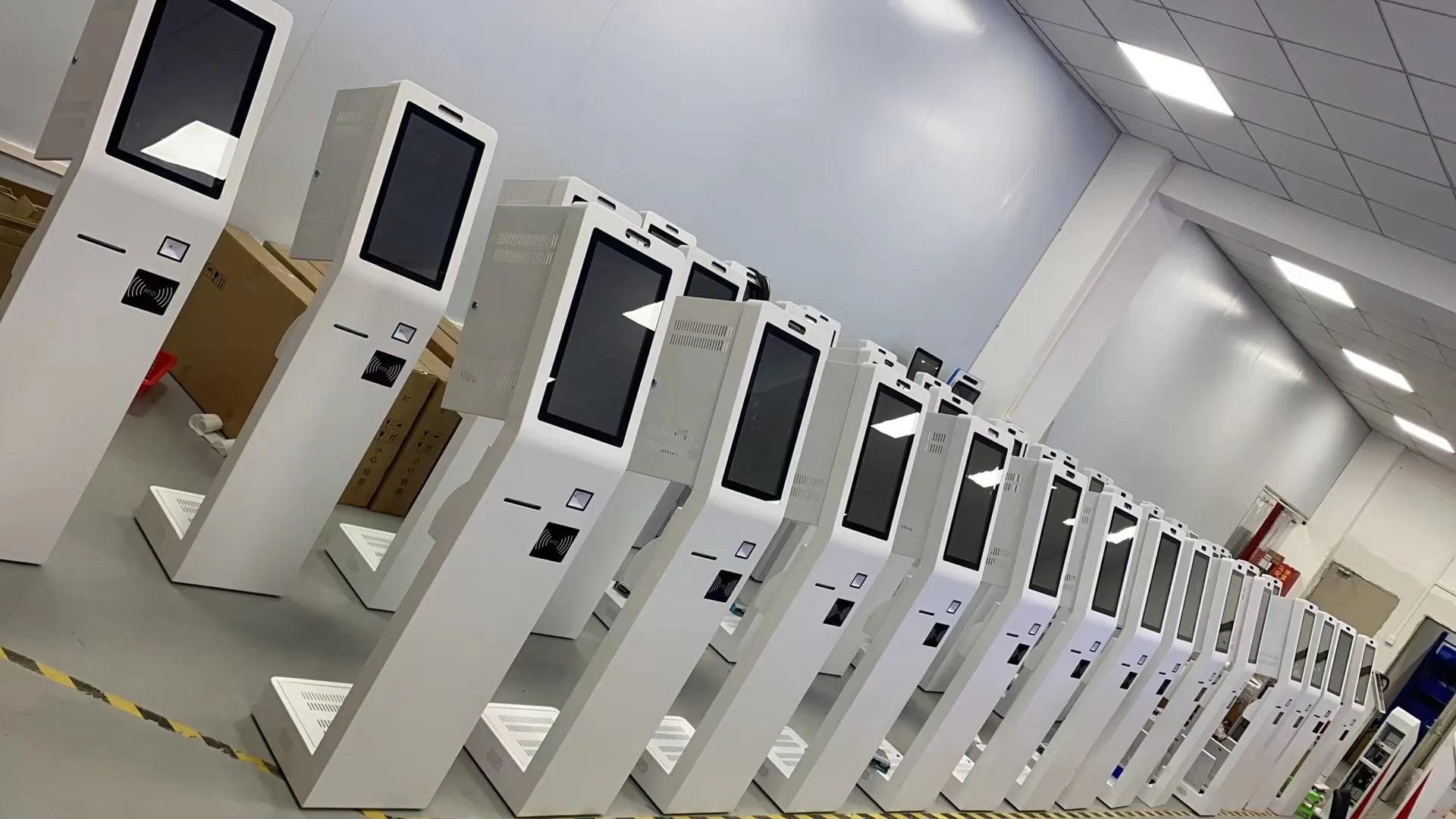 27" Interactive Self-Service POS Printer Scanner Kiosk