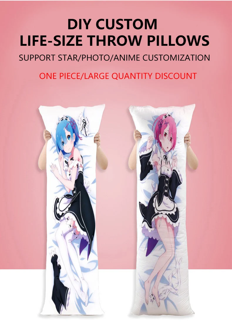 Genshin Pillow Case Custom Anime Body Pillow Girl Hugging Body Pillow ...