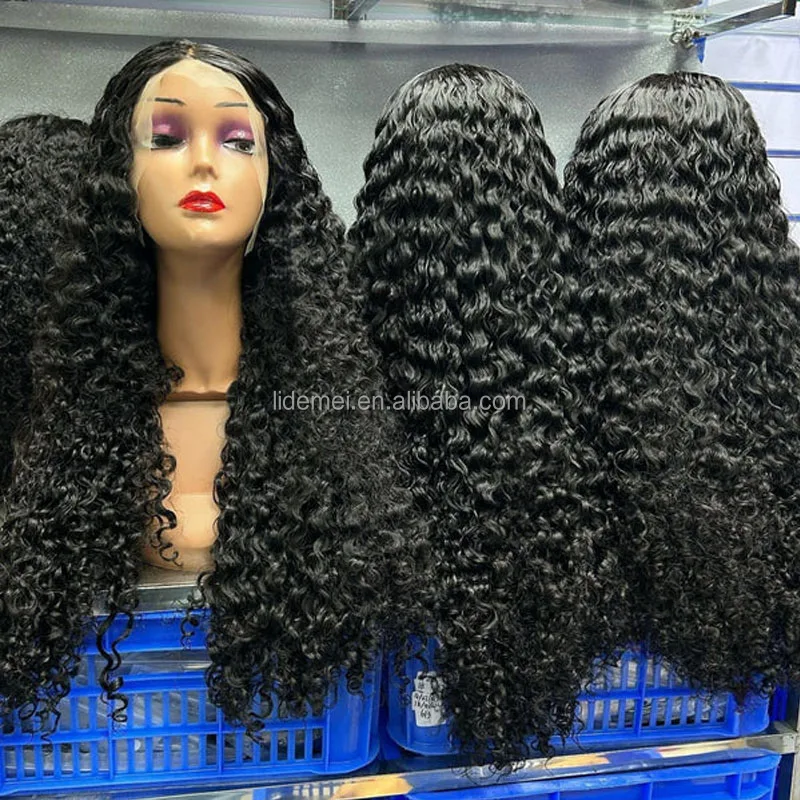 12A Raw Hair Burmese Curly Peruvian Wig Lace Front 13X4 13X6 HD ...