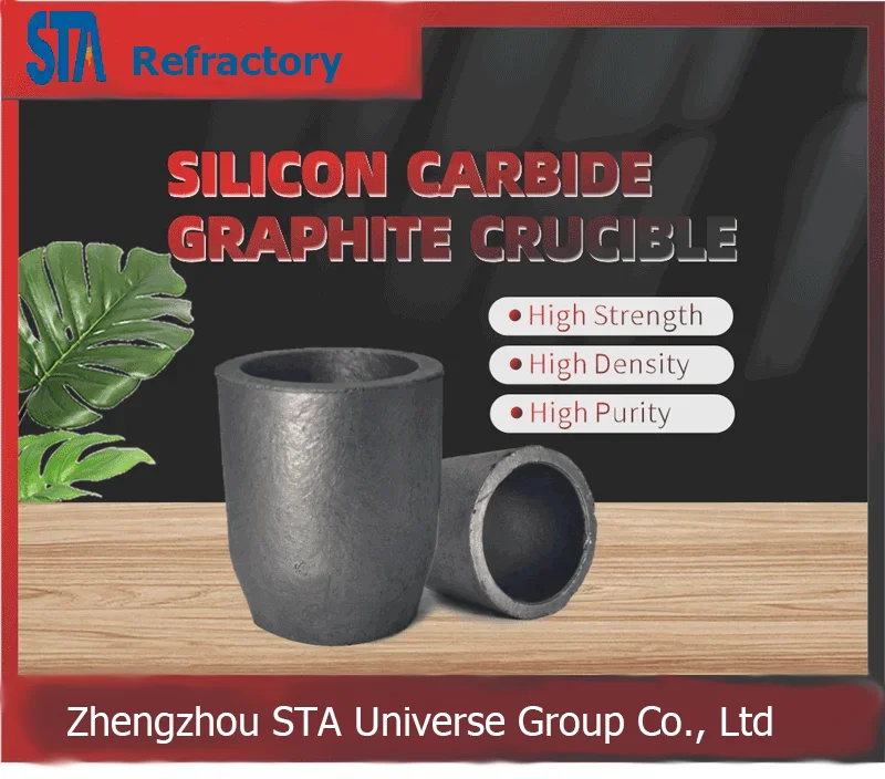 Bulk Density 1.85g/cm3 Carbon Crucible Price Casting Graphite Crucible ...