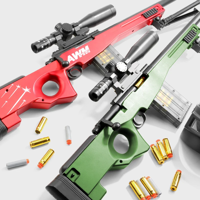 Alibaba.com: Soft Bullet Toy Gun Pistol Sniper Rifle, Plastic AWM Gun ...