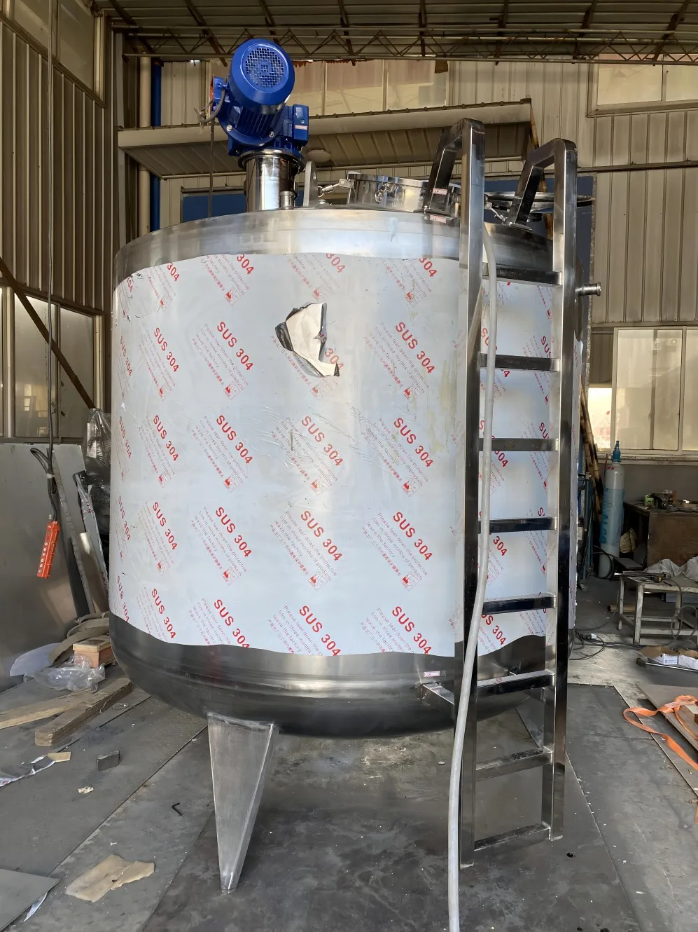 Multi Functional Milk Cooling Mixing Tank - Hygiene Grade