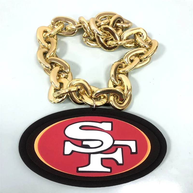 San Francisco 49ers 3D Fan Big Chain Necklace - Customize