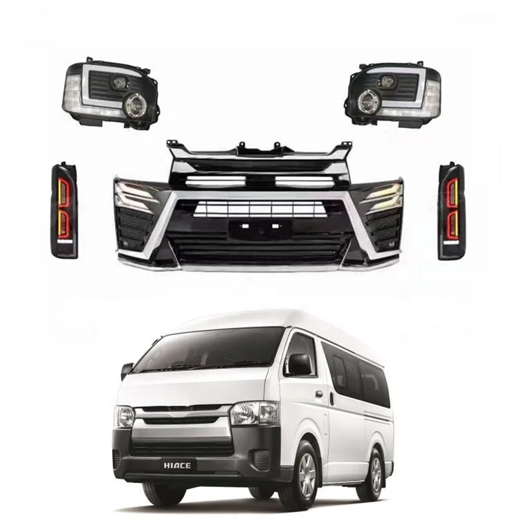 Hiace 200 Accessories - Front Bumper & Body Kits for 2016-2022
