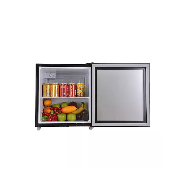 50 Litre Mini Beverage Fridge Manual Defrost Glass Door Wine Display ...