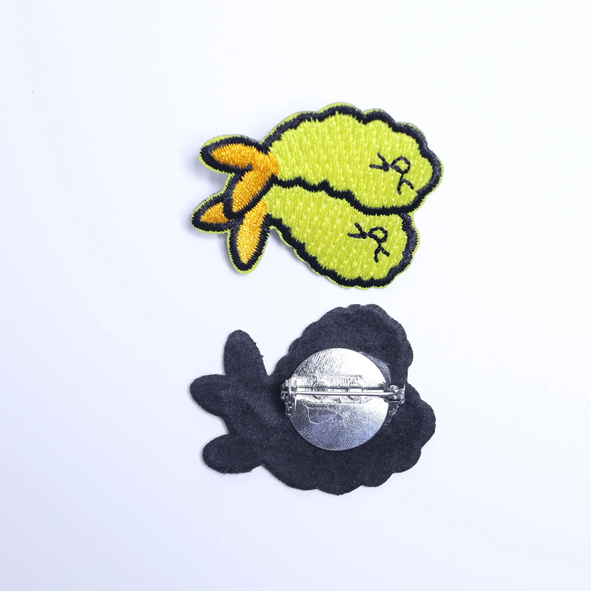 Custom Wholesale Animated Pattern Embroidered Safety Pin Patches ...