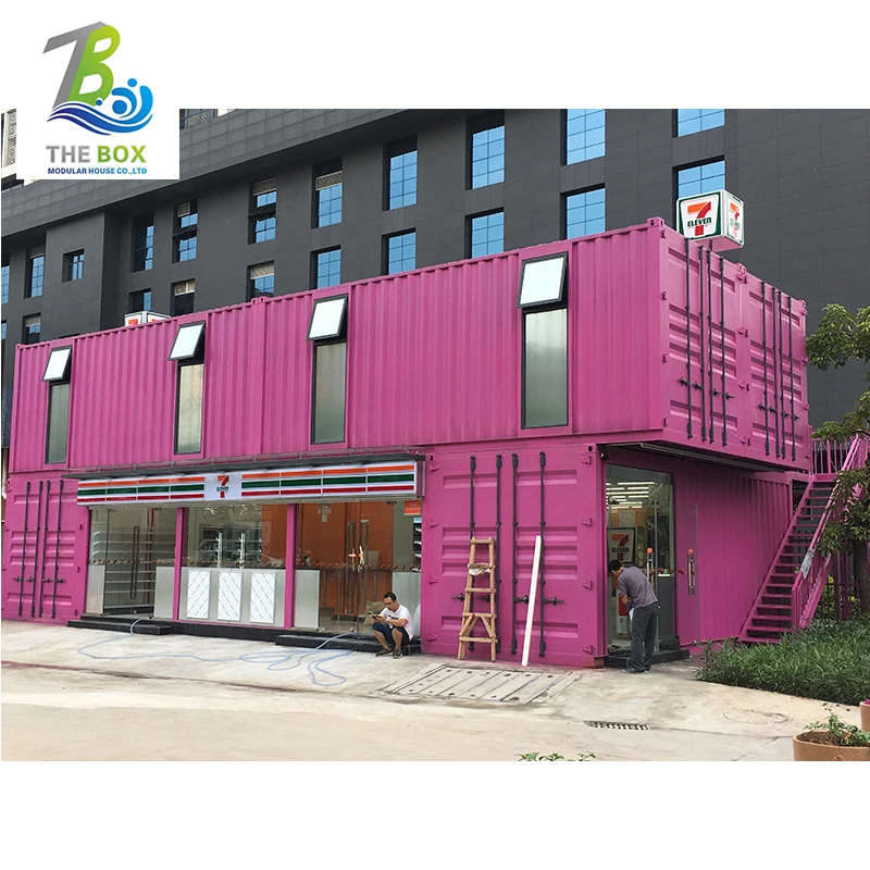 2 Story Container Supermarket Smart Container Store Shipping Cold ...