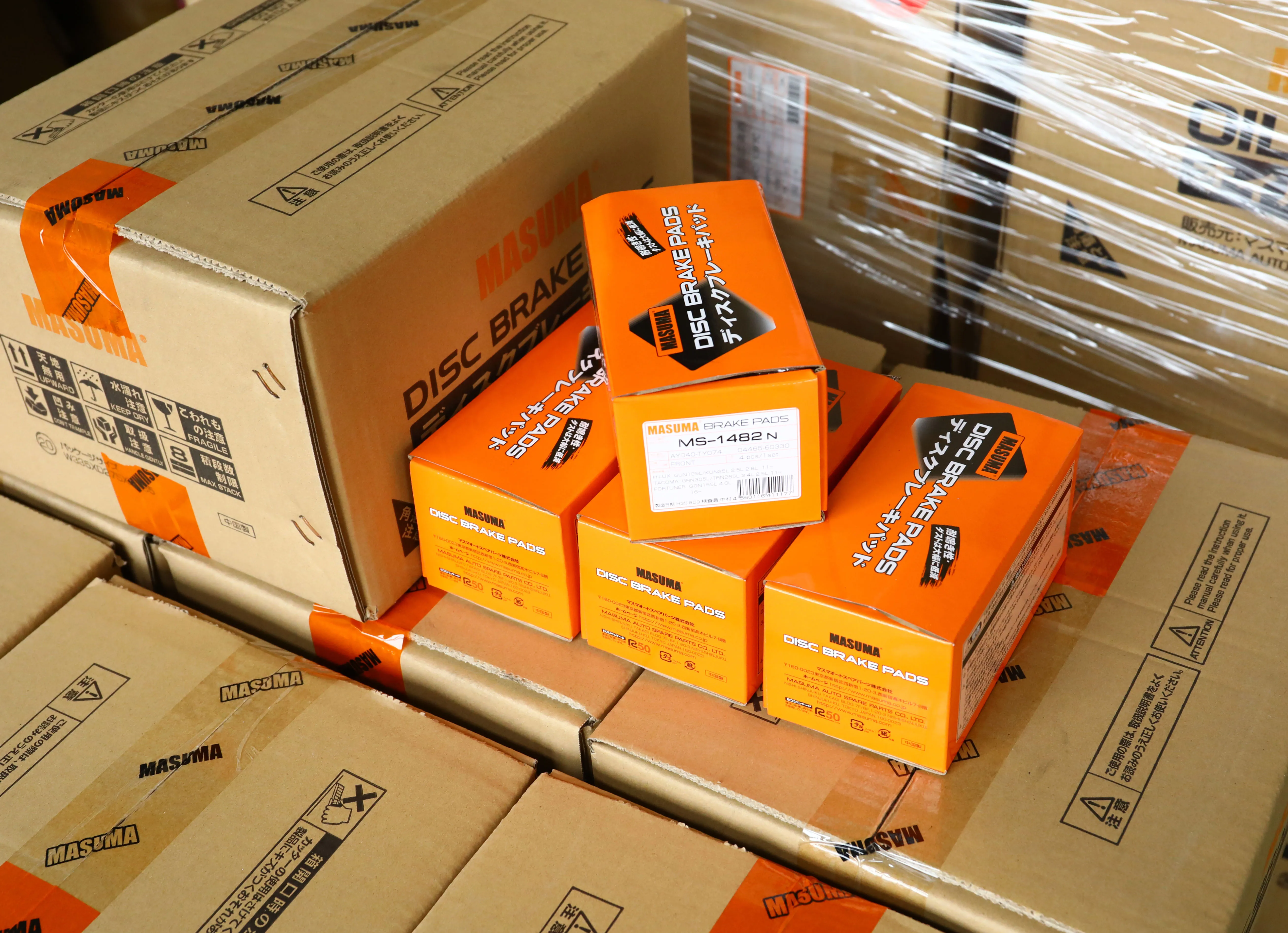 Ms-0102 Masuma Wholesale V8 2008 D1210 Pastillas De Freno Brake Pads ...