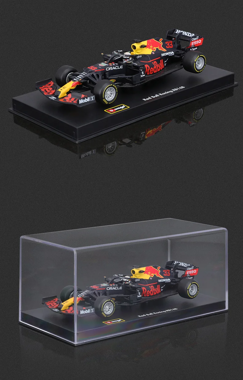 Bburago 1/43 RB16B Diecast Toy Vehicles Model Car Red Bull