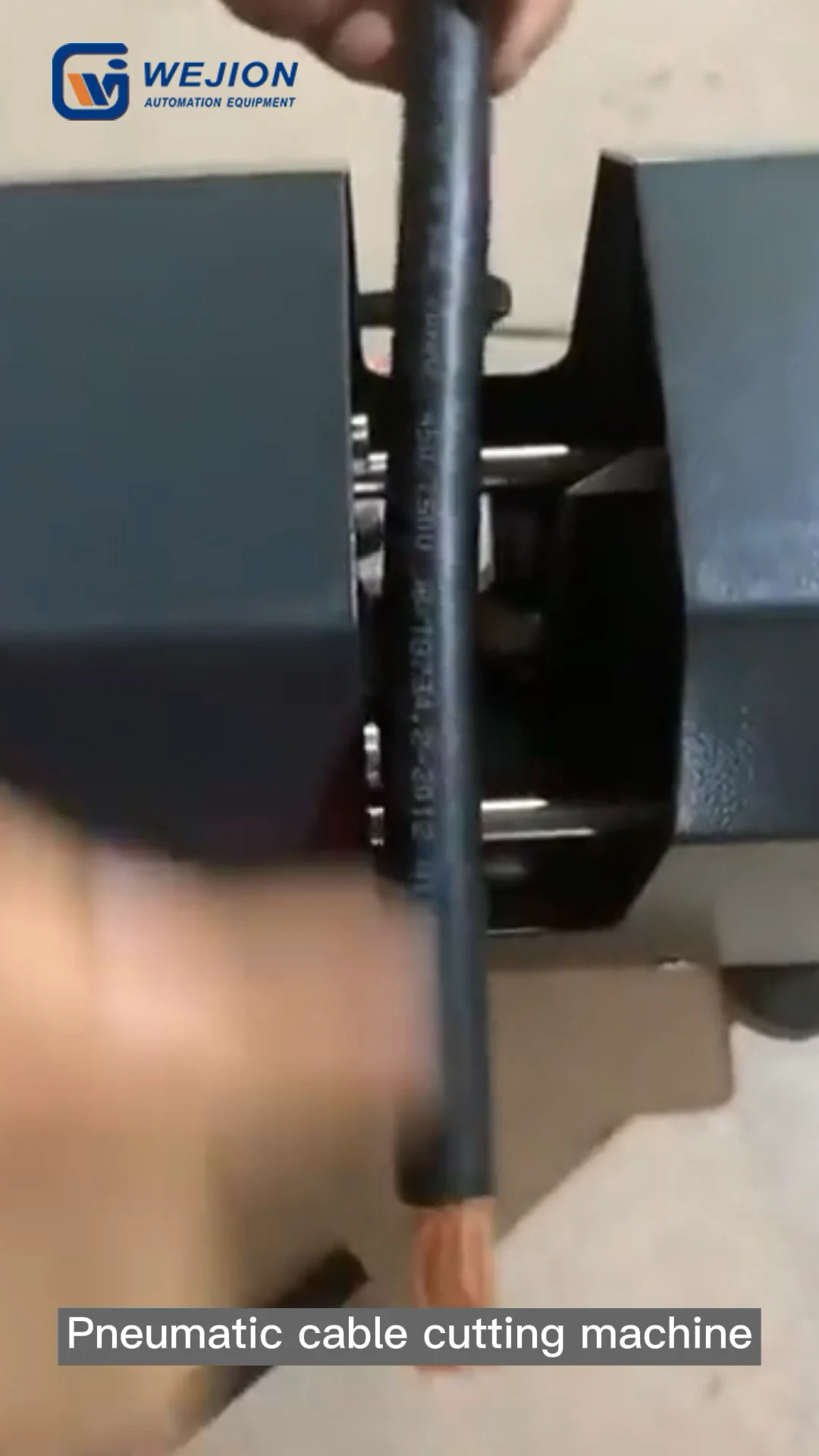 50mm2 Pneumatic Thick Hard Wire Cutting Machine Wire Harness Cutter ...