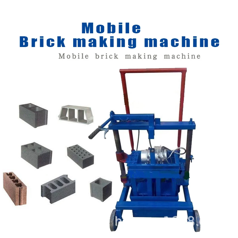 Manual Clay Earth Hand Press Brick Making Machine For Interlocking ...