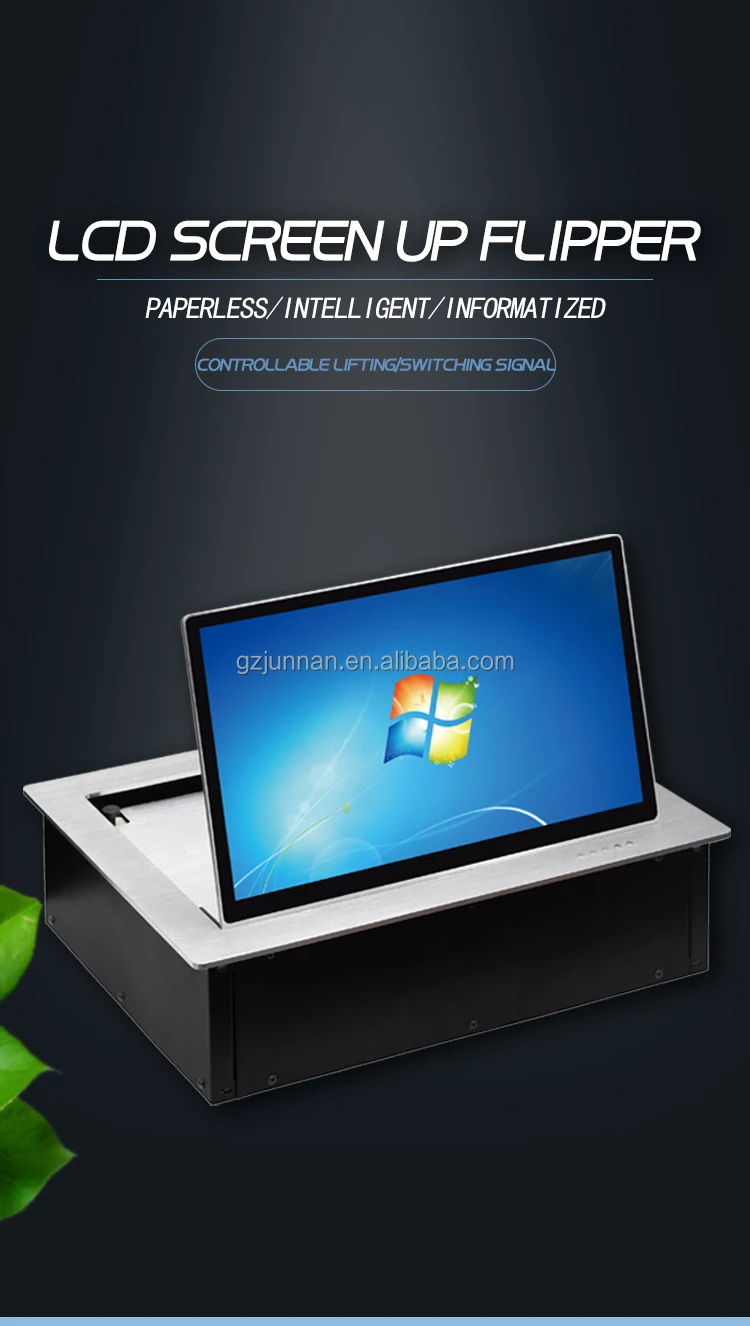 Office/furniture./conference/school Desk Hidden Desk Monitor Lcd Lift ...