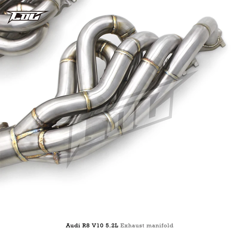 Custom Tube Header Exhaust Manifold For Audi R8 V10 5.2l 2010-2021 ...