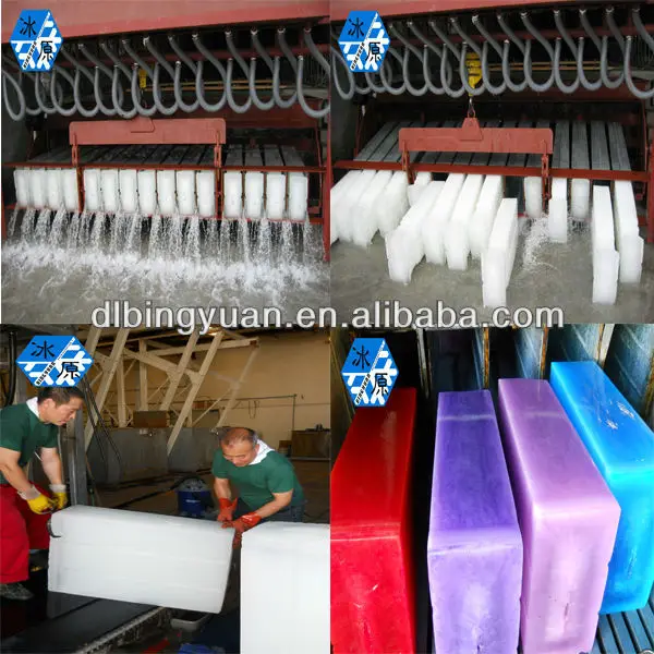 Ammonia Compressor Block Ice Maker 1 Ton per Day - Easy to Operate