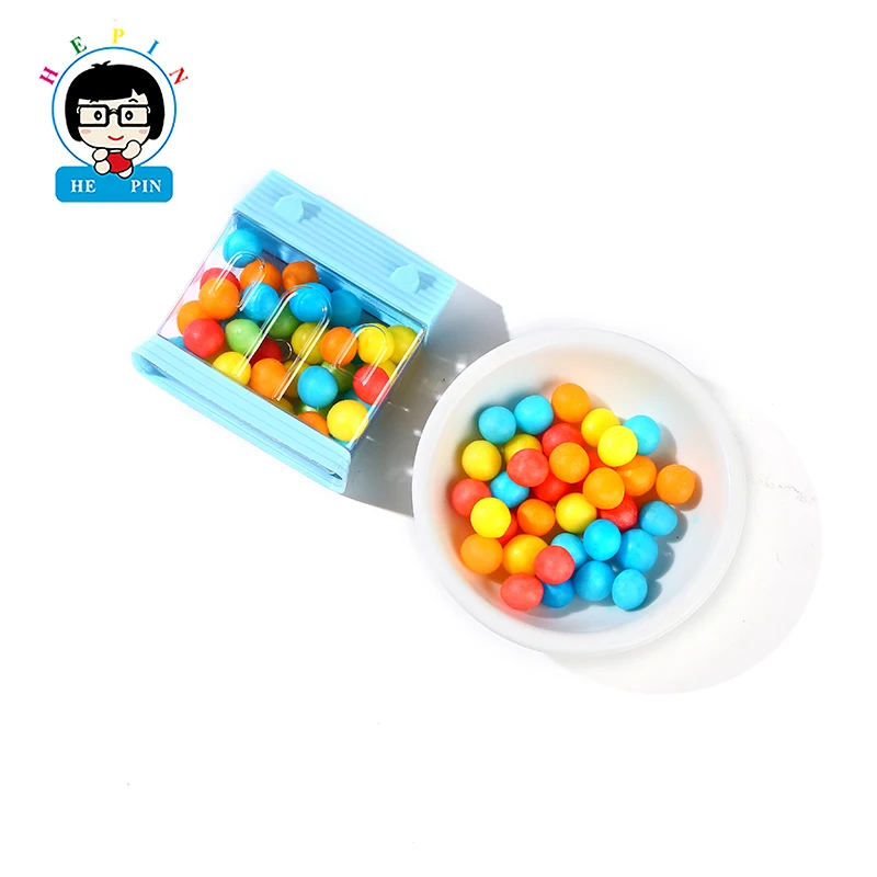 Multi Color Fruit Flavoured House Shaped Tablet Candy Toy Candy With ...