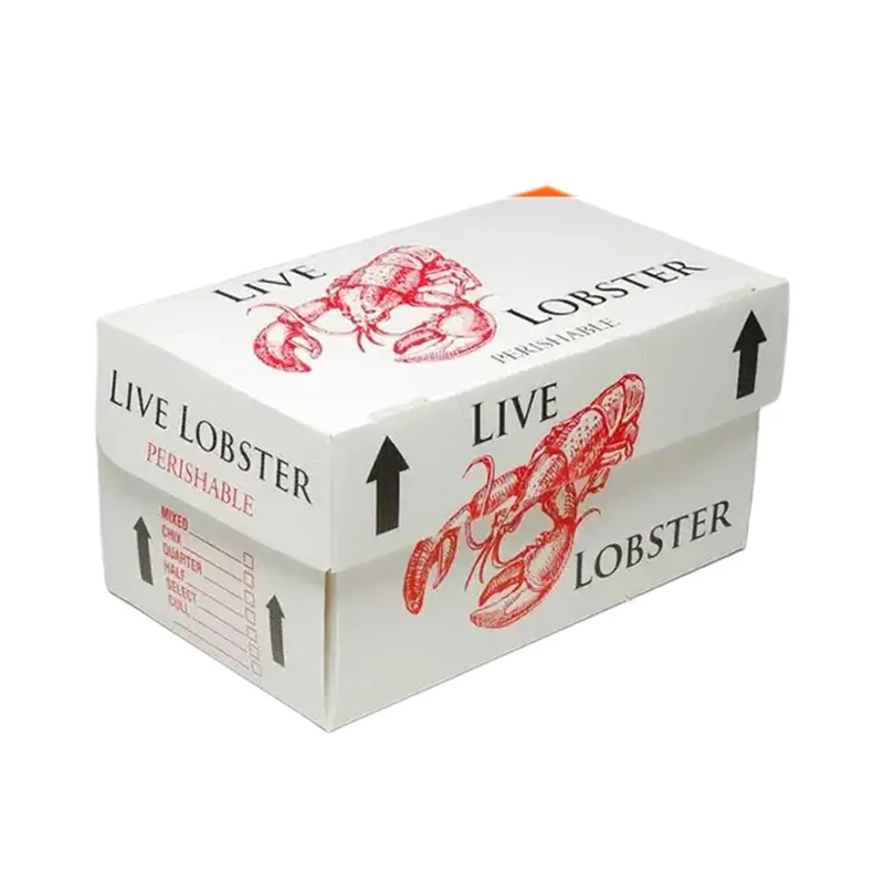 High Quality 3mm Foil Corrugated Paper Freezer Box Custom Printed CMYK ...