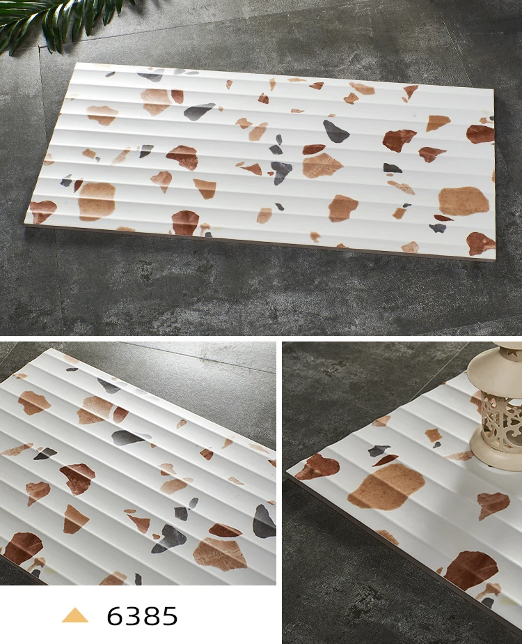 300x600mm Wavy Patterns Matte All-Porcelain Ceramic Tiles