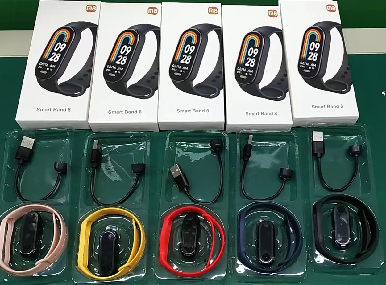 Wholesale M8 Smart Band M6 M7 M8 Heart Rate Monitoring Sports Pedometer ...