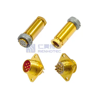 Pc7tb Pc 7pin Female Plug With Outer Shell Male Flange Receptacle Pc ...