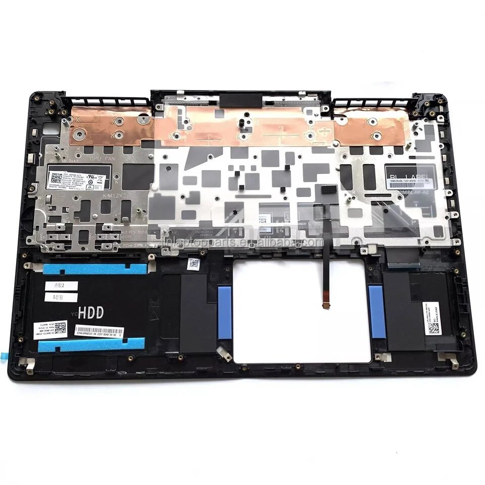 New Palmrest Upper Case With Keyboard For Dell Inspiron 7590 P83f M6pd2 ...