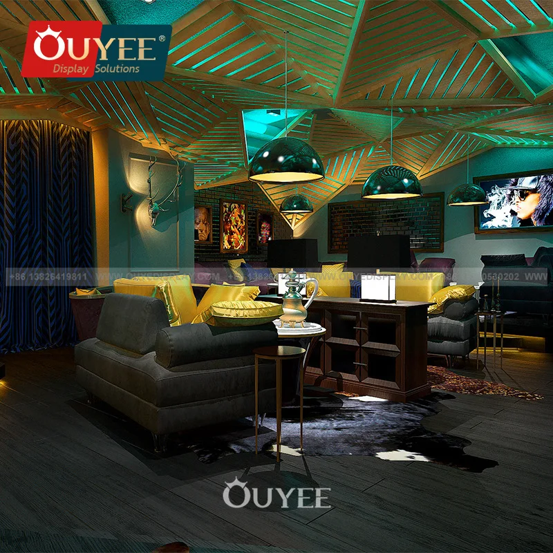 Luxury Smoke Bar Displays Rack Table Design Hookah Furniture Lounge ...