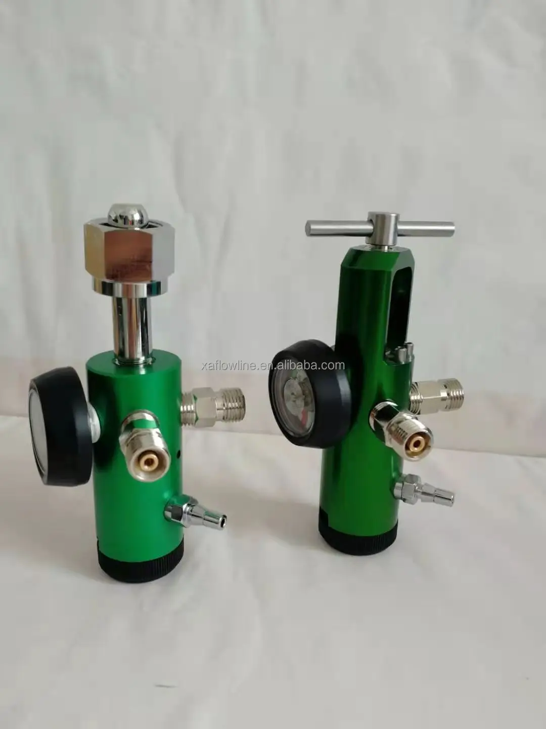 2-checking Valve Medical Oxygen Breathing Regulator CGA870 0-15L Barb ...