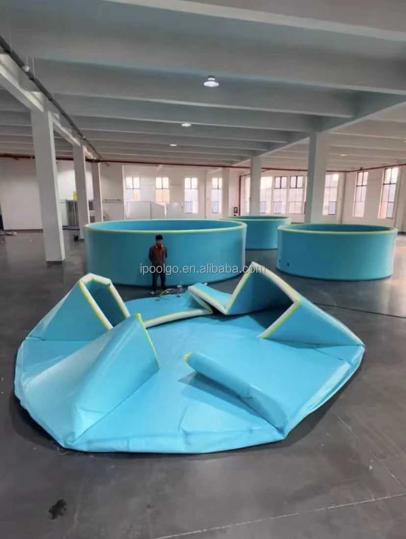 IPOOLGO Outdoor Portable Inflatable Swimming Pool - Durable & Fun