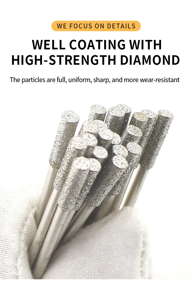 High Quality Shank 6mm Jewelry Engraving Tools Diamond Honing Head ...