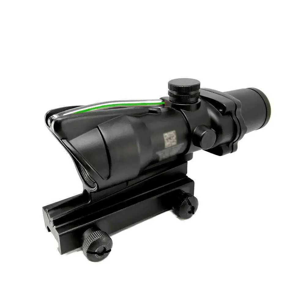 Scope Acog 4x32 Real Fiber Optics Red Green Illuminated Chevron Glass ...