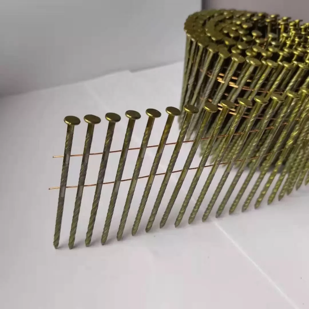 Hot Sale 16 Degree Spiral Shank Wire Pallet Roofing Coil Nails