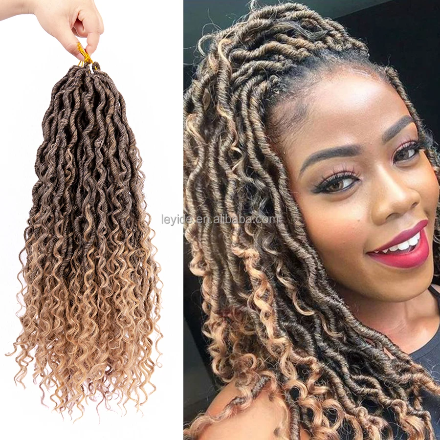 Alileader Pre Looped River Locs Synthetic Boho Bohemian Locs Crochet ...