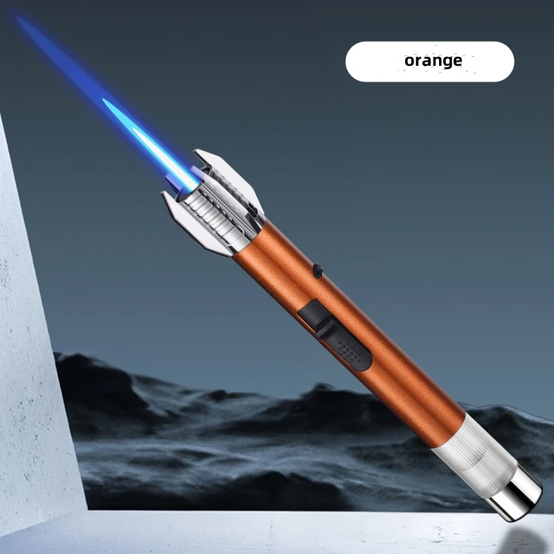Powerful Blue Flame Torch Lighter - Adjustable & Refillable