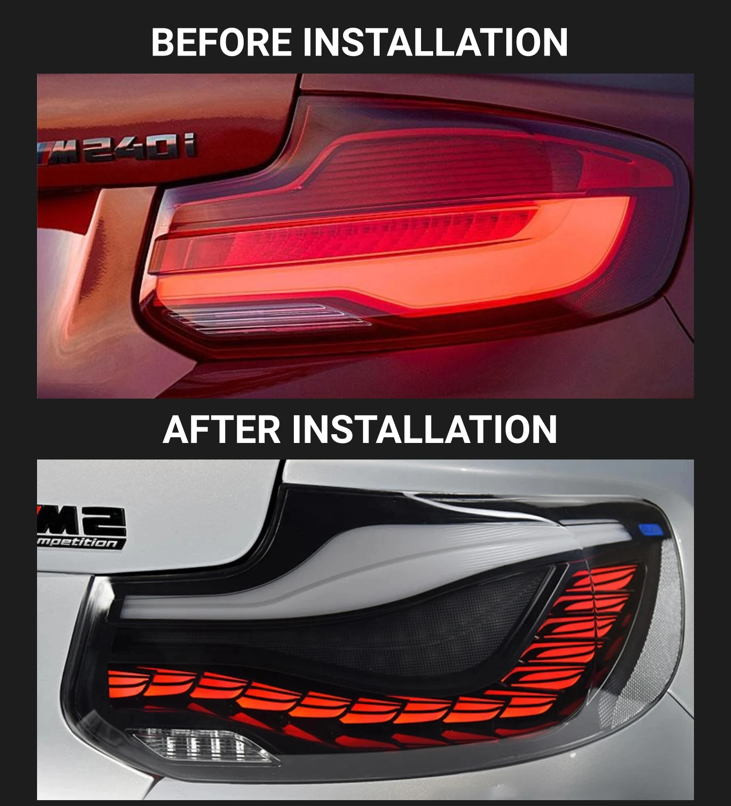 Upgraded Car Light Tail Lights For Bmw 2 Series F22 F23 Led Dynamic ...