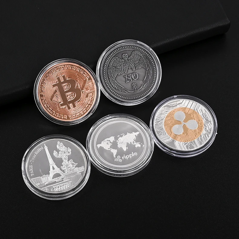 Custom Gold Silver Plated Funny Cute Dog Coins for Collectors